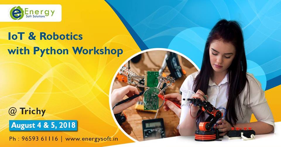 Iot And Robotics With Python Workshop Find Details Of Iot And Robotics